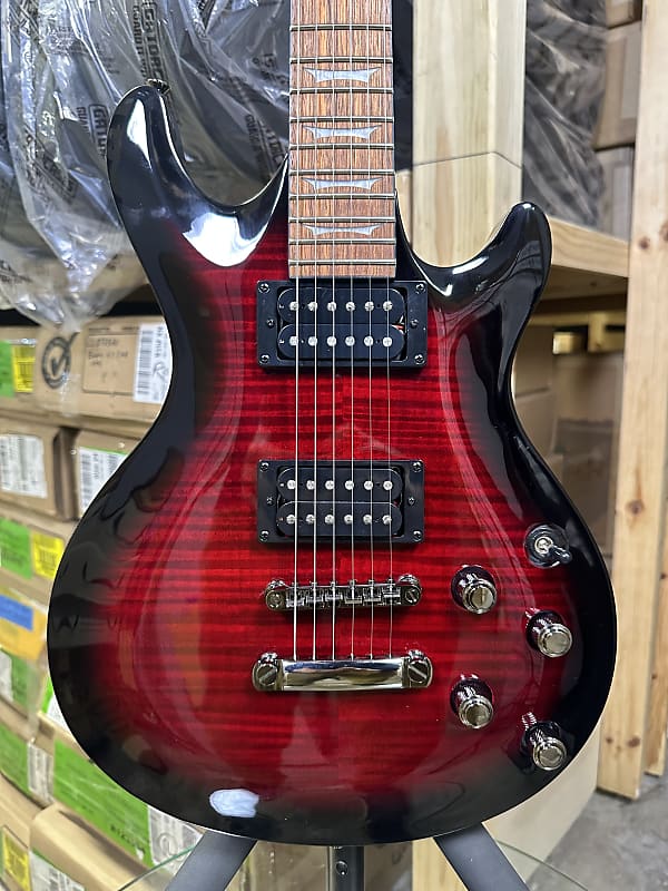 Dean Icon X Flame Maple Top - Trans Red #81060 | Reverb