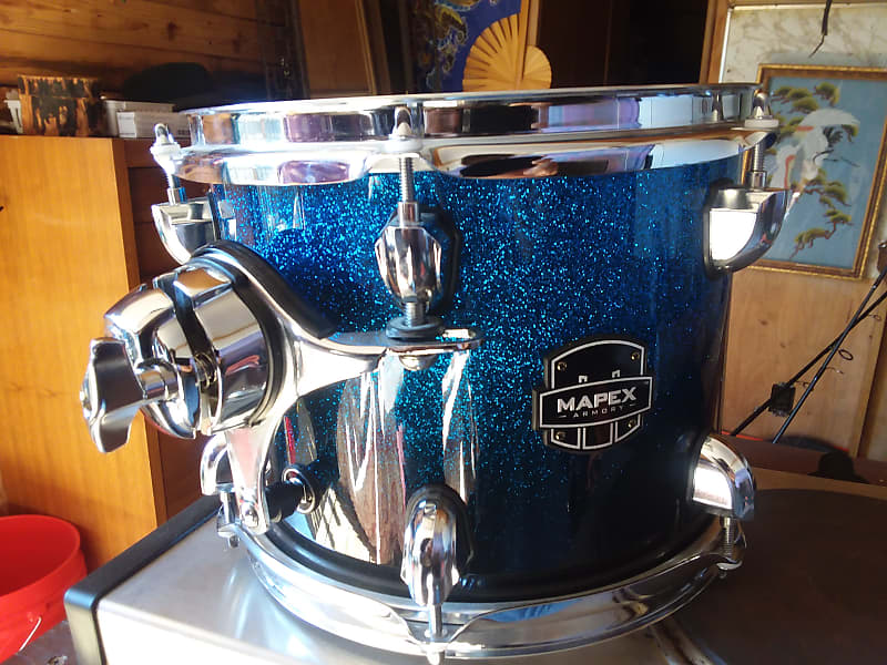 Mapex Armory 10x7 tom Photon blue w/tom mount | Reverb