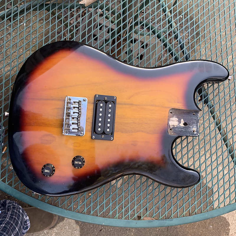 Strat Style Body Top Loading Single Humbucker light Sunburst | Reverb