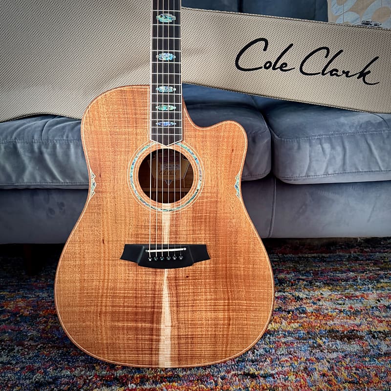Cole Clark FL3EC-BLBL Acoustic Guitar - FL Dreadnought, AAA | Reverb