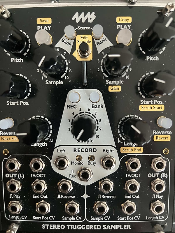 4MS Stereo trigged sampler - Black | Reverb