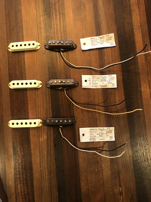 Sliders Pickups 59 SRV Stratocaster Pickups | Reverb