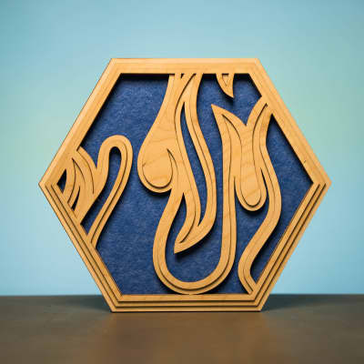 Acoust-Hex - Wood Hexagon Sound Diffuser Acoustic Wall Panel | Reverb