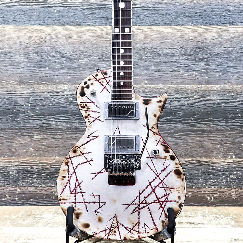 ESP E-II RZK-II Burnt Richard ZK Signature Distressed & Burnt | Reverb