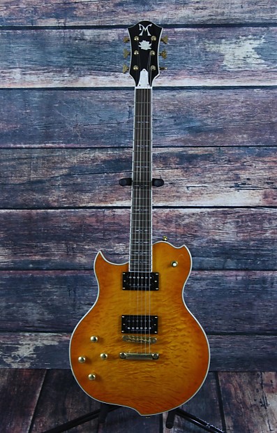 Minarik Lotus Orange left handed with gig bag | Reverb