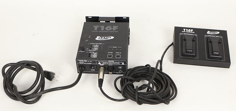 Elation T16F Chase Controller with/ Footswitch Not Tested | Reverb