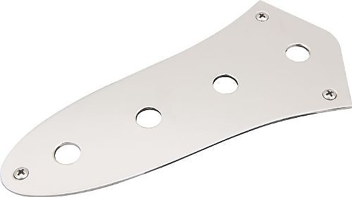 Jazz Bass Control Plate - 4-Hole - Chrome | Reverb