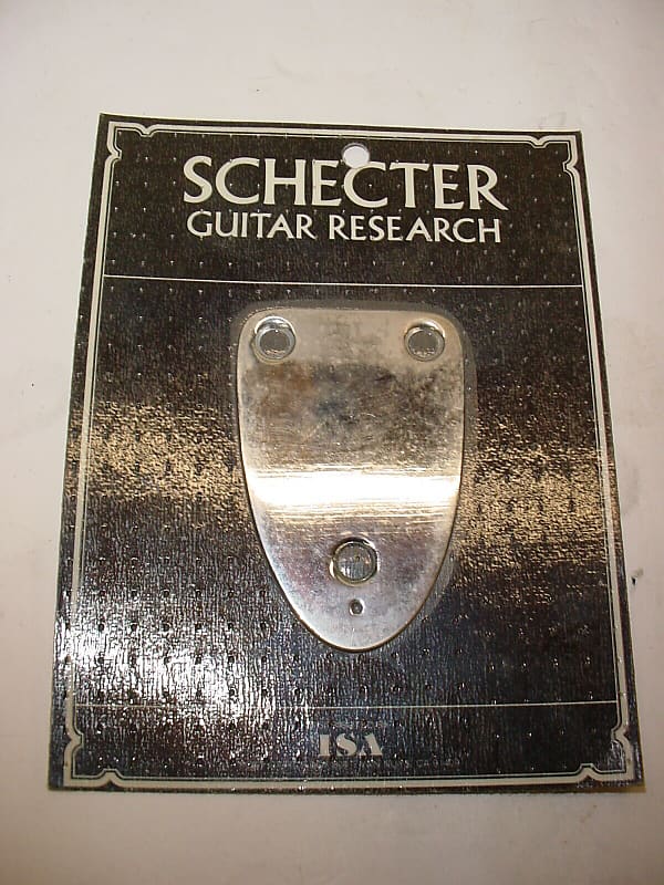 Schecter Blank 3-bolt Neck Plate for Fender Telecaster Bass & | Reverb