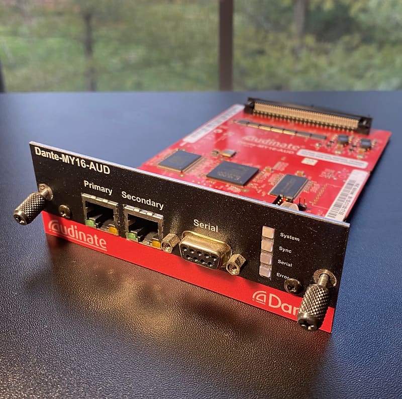 AUDINATE Dante-MY16-AUD Dante Network Card | Reverb