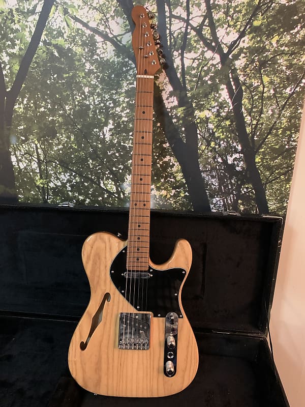 Warmoth Fishman Greg Koch Thinline Telecaster 2017 Clear | Reverb