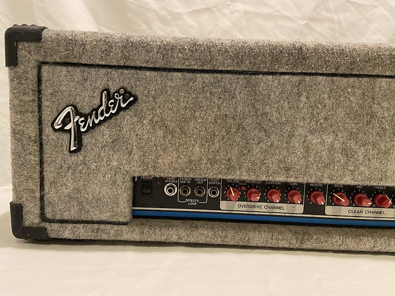Fender M-80 Pro Red Knob Guitar Amp Head 1990s | Reverb