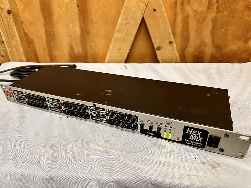 Rolls RM65 Hex Mix 6 Channel 1U Rackmount Mixer - Working | Reverb