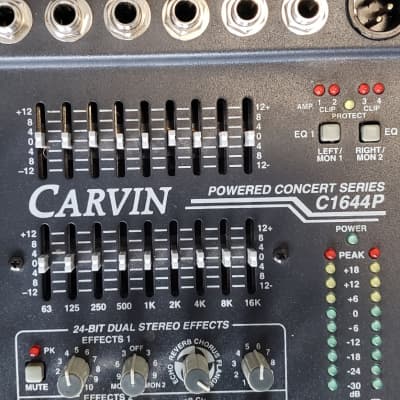 Carvin C1644P Powered Concert Series Mixer 1200 Watts 16 | Reverb