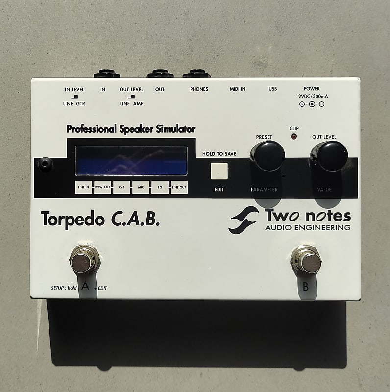 Two Notes Torpedo C.A.B. Speaker Simulator Pedal | Reverb