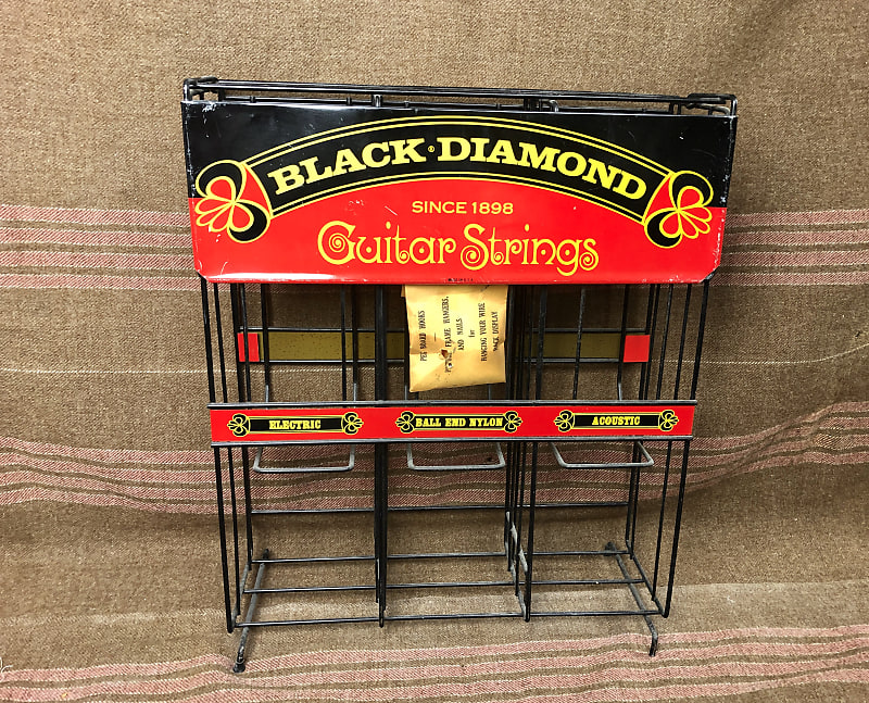 1960's Black Diamond Guitar Store String Display Retro-Cool | Reverb