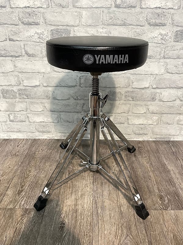 Yamaha Drum Stool / Double Braced Hardware / Leather Effect | Reverb