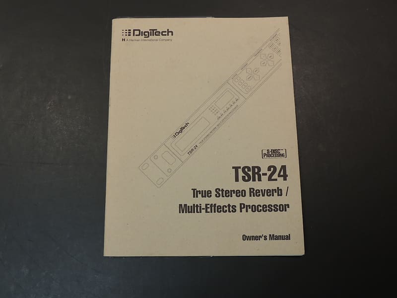 Digitech TSR-24 True Stereo Reverb / Multi-Effects Processor | Reverb