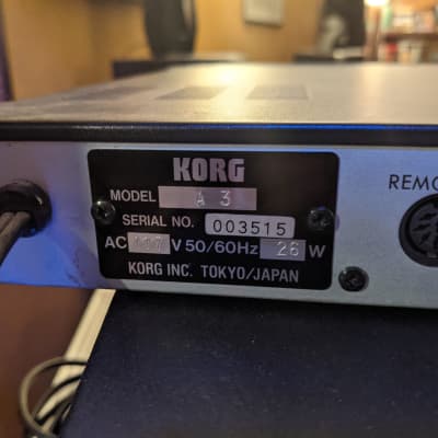 Korg A3 Multi-Effects Processor | Reverb