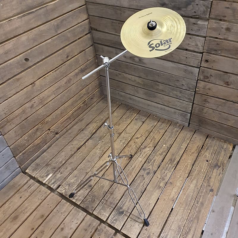 Splash Cymbal 10" Sabian Solar With Mapex Stand USED! | Reverb UK
