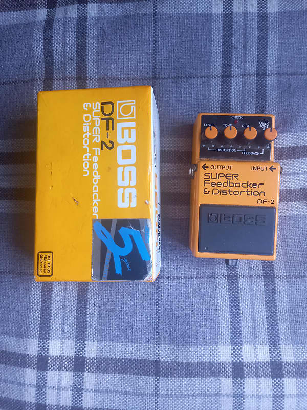 Boss DF-2 Super Feedbacker and Distortion 1991 Orange | Reverb UK