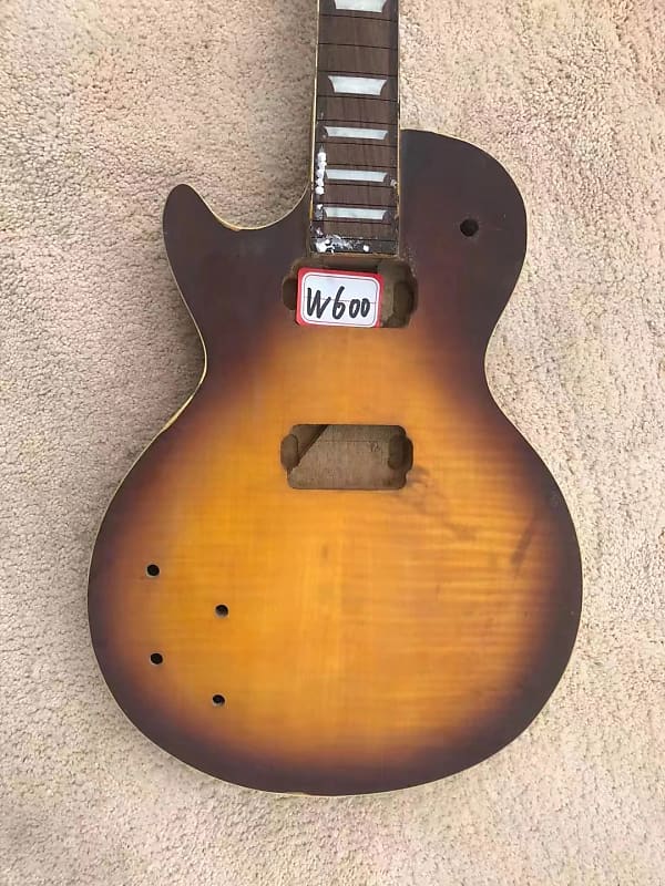 Left Handed Les Paul LP Style Guitar Body with Neck Set in | Reverb