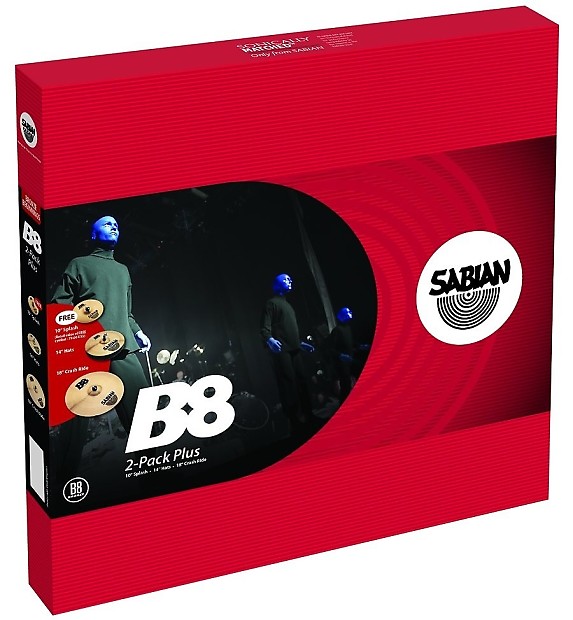Sabian B8 2-Pack Plus Cymbal Pack (New - Only One Left) | Reverb