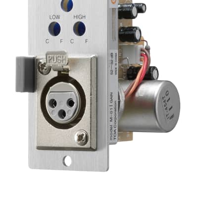 TOA D001T Dual Mic / Line Input Module with DSP for 9000 | Reverb