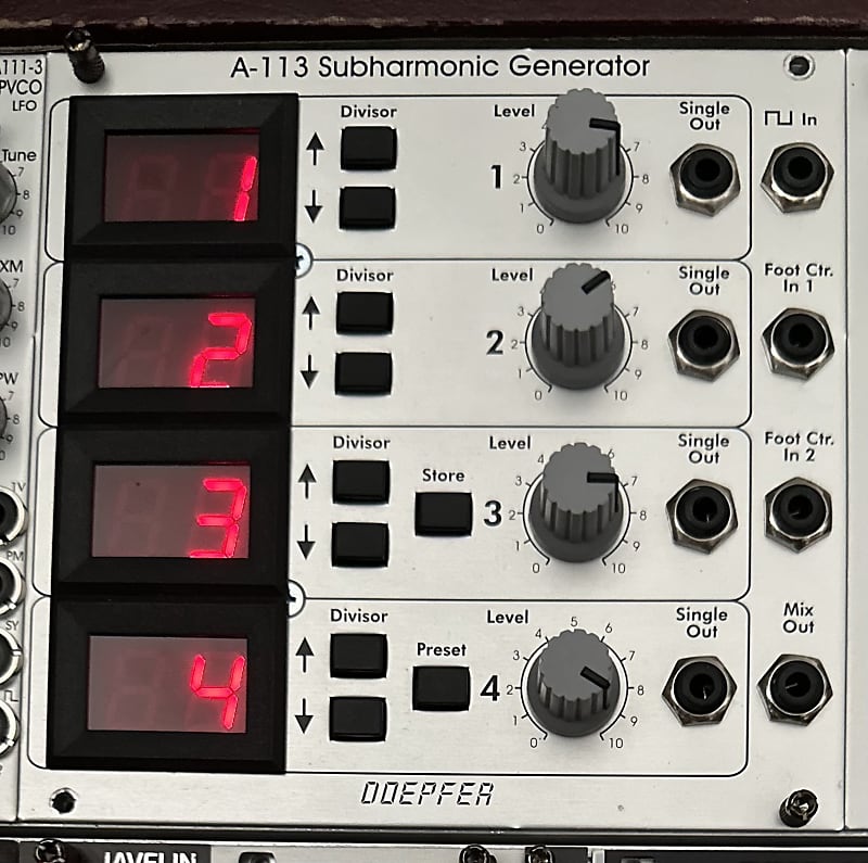 Doepfer A-113 Subharmonic Generator - Silver | Reverb