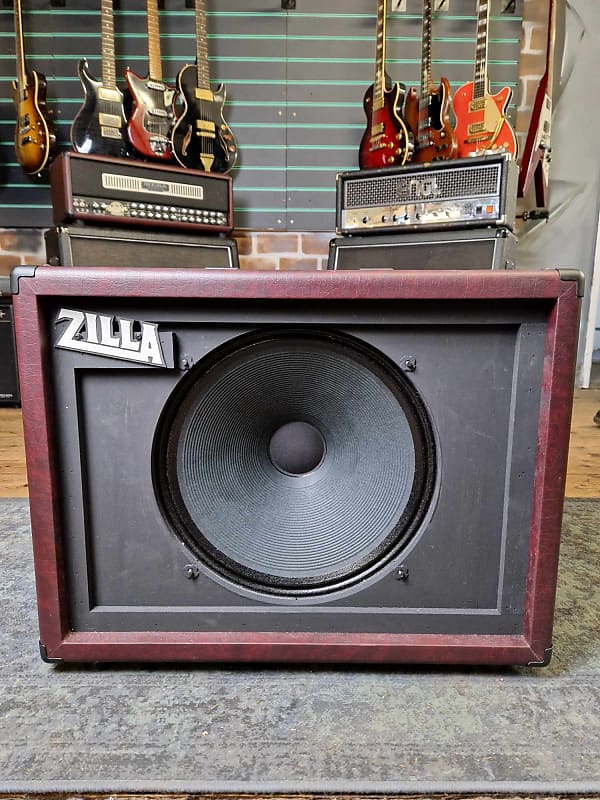 Zilla Cabs Compact Red Taurus 1x15 Guitar Speaker Cabinet | Reverb