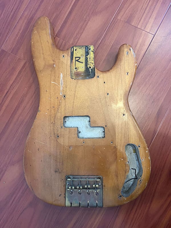 Fender Precision Bass Body 1966 - Stripped Refin | Reverb Australia