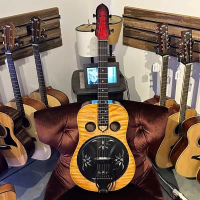 Byrl Guitars 2020 Custom Square Neck Resonator Guitar w/ | Reverb