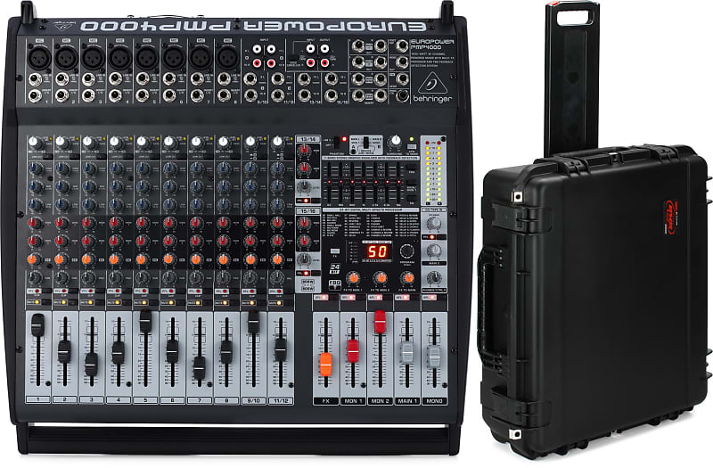 Behringer Europower PMP4000 16-channel 1600W Powered Mixer | Reverb