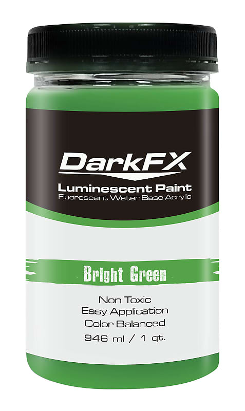 Antari DFX-VL1QT-BGN, 1 Quart DarkFX UV Paint - Bright Green | Reverb