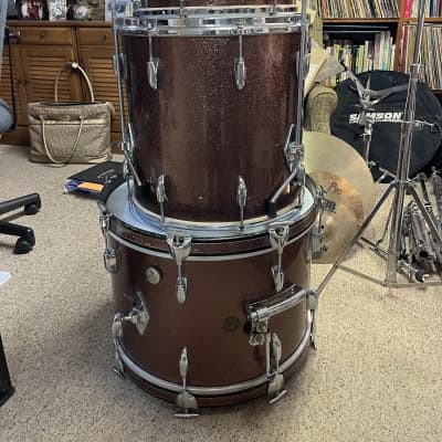 1960's Trixon 'Telstar' outfit in Yellow Sparkle | Reverb