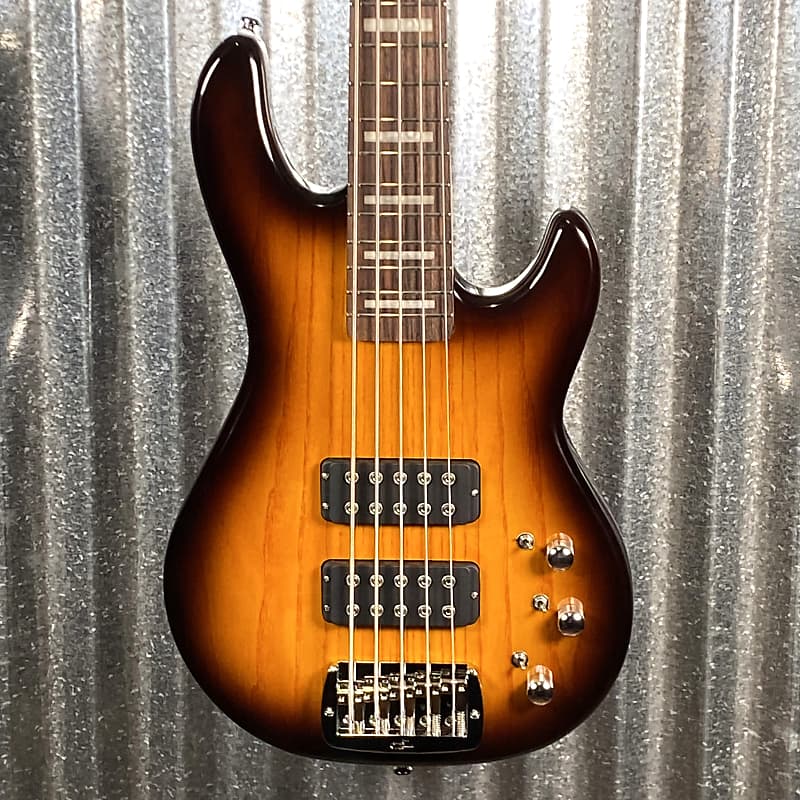 G&L Tribute L-2500 Tobacco Sunburst 5 String Bass L2500 #8822 | Reverb