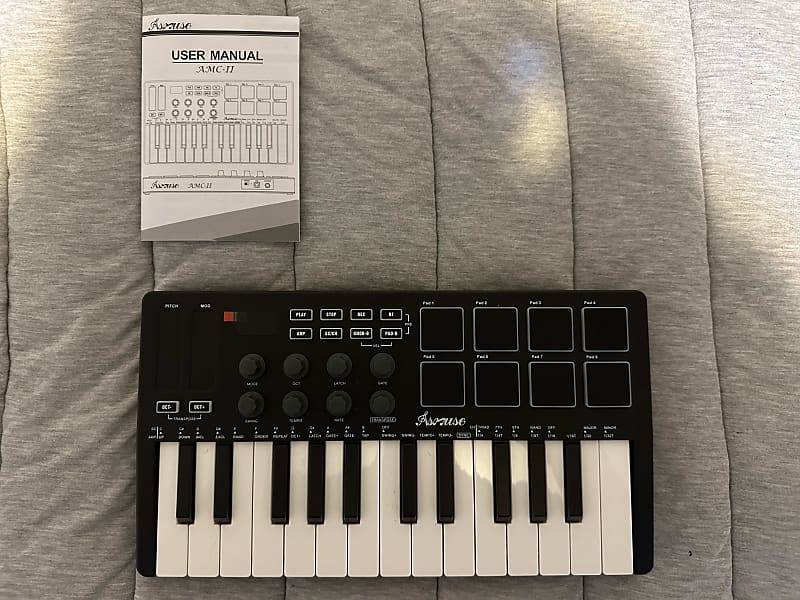 Asmuse MK3 Bluetooth Wireless Midi Keyboard 2023 - Black | Reverb