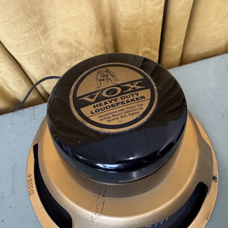 Vox Gold “Bulldog” 10” speaker 1965 | Reverb