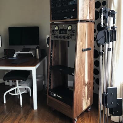 Wood Audio Rack Custom Built Studio Rack | Reverb