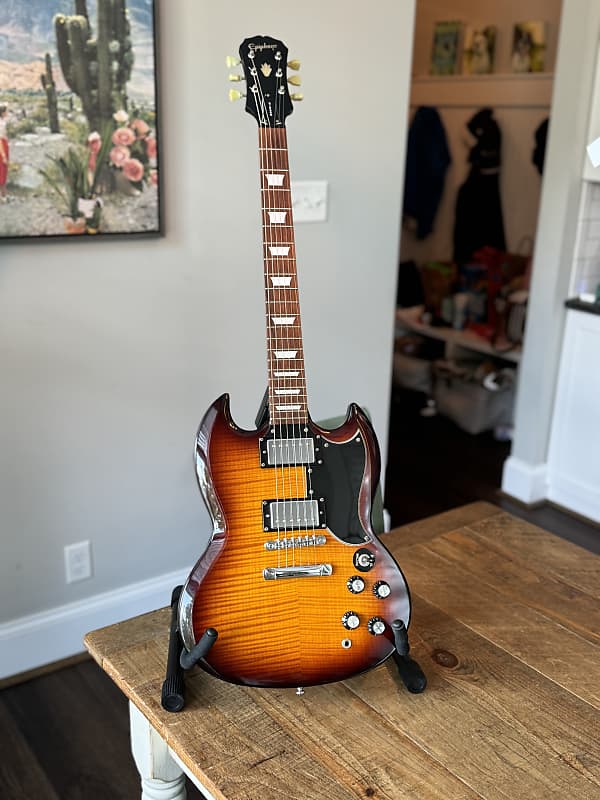 Epiphone SG Custom 2002 - Sunburst | Reverb