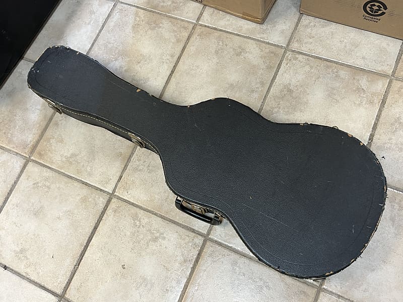 Vintage Hardshell Case Black fits Danelectro U2 guitars | Reverb