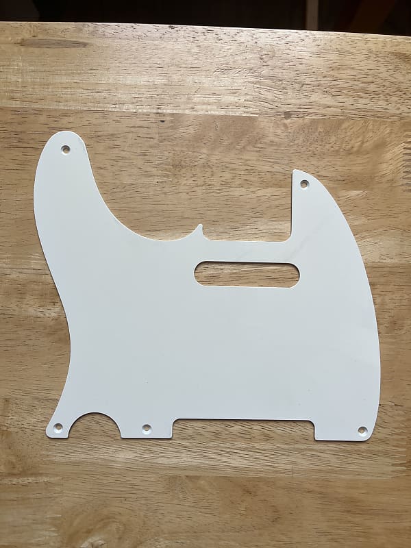 Left Handed Telecaster Pickguard - Parchment | Reverb