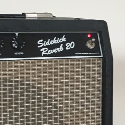 1986 Vintage Fender Sidekick Reverb 20 Blackface Spring | Reverb