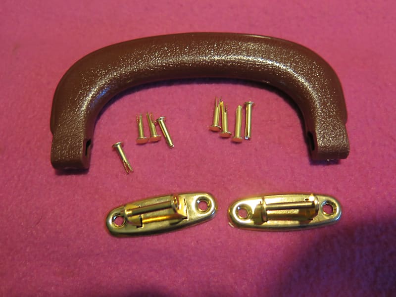 1980's vintage BRUCE OFFSET guitar case Handle for gibson les | Reverb