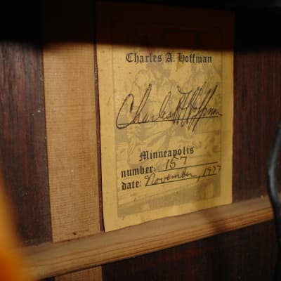 Vintage 1977 Charles Hoffman 12-String Acoustic Guitar w/ | Reverb