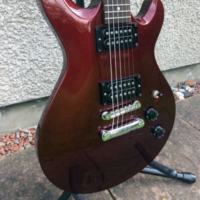 2006 Cort M200 Double Cutaway Electric Guitar - Metallic Red | Reverb