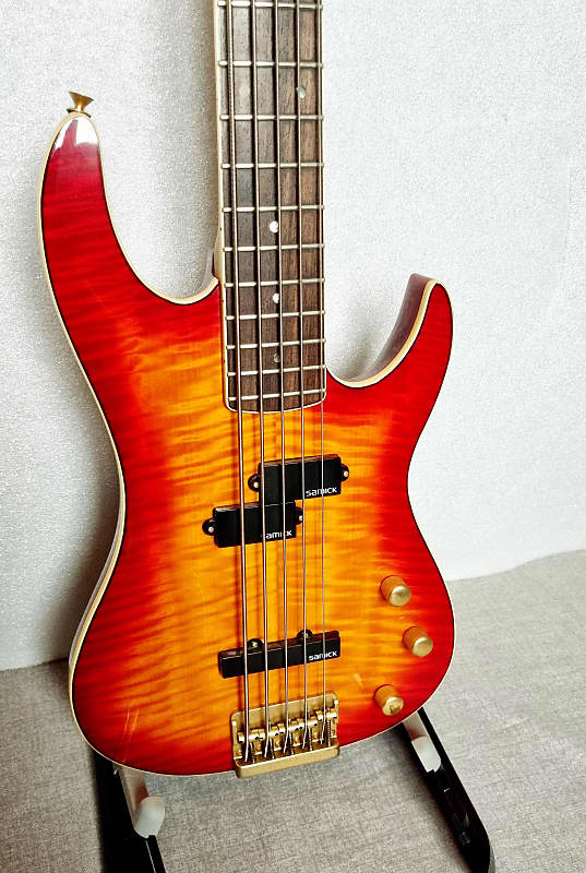 1994 Samick Valley Arts Custom Pro Shop 5-String Bass | Reverb