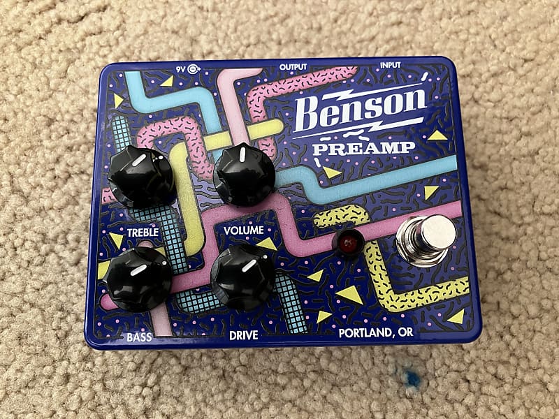 Benson Amps Preamp - Complicated Pattern 'Dan Flashes' | Reverb