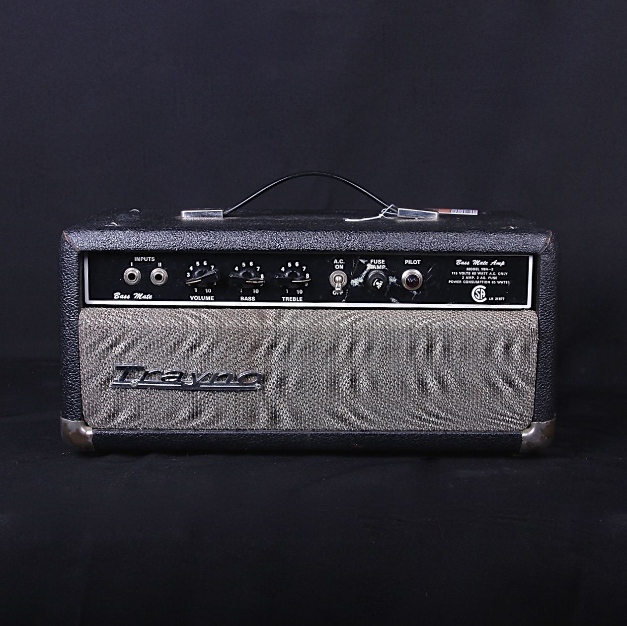 Traynor YBA-2A Bass Mate 15-Watt Guitar / Bass Amp Head | Reverb