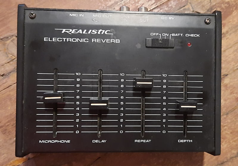 Realistic Vintage Electronic Reverb/Delay 1980s | Reverb