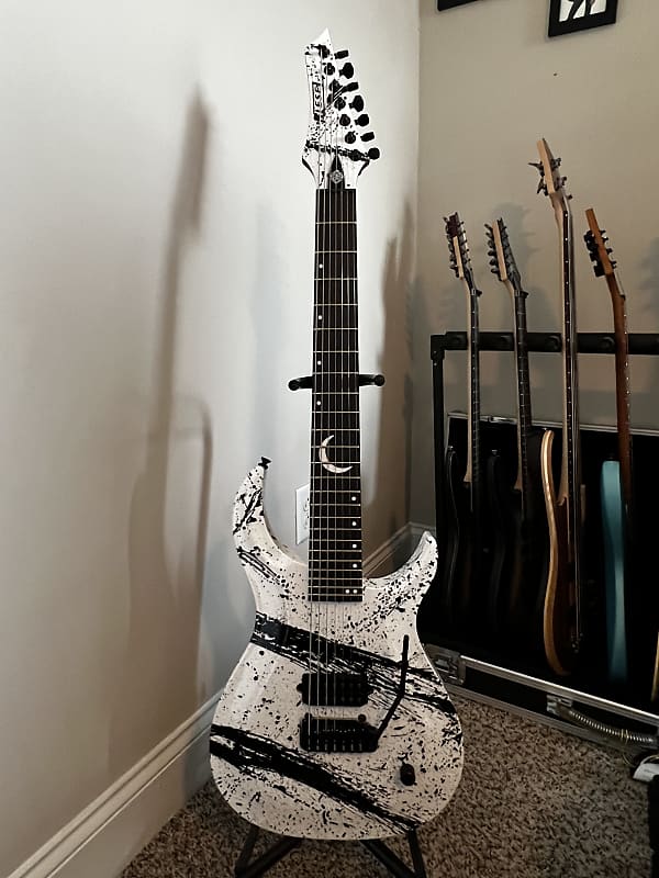 Kiesel Dan Sugarman MurderAxe - Textured Black Splatter over | Reverb